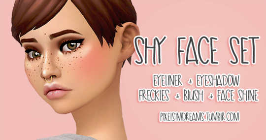 Pixelsimdreams: Shy Face Set