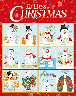 Free Dearie Dolls Digi Stamps: Poster of 12 Days of Christmas...this ...