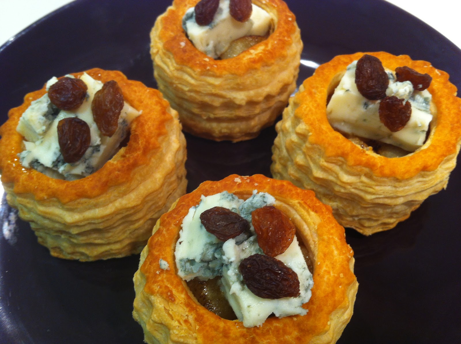 Recetas de Cocina para Todos: Volovanes Rellenos de Gorgonzola y Pera ...