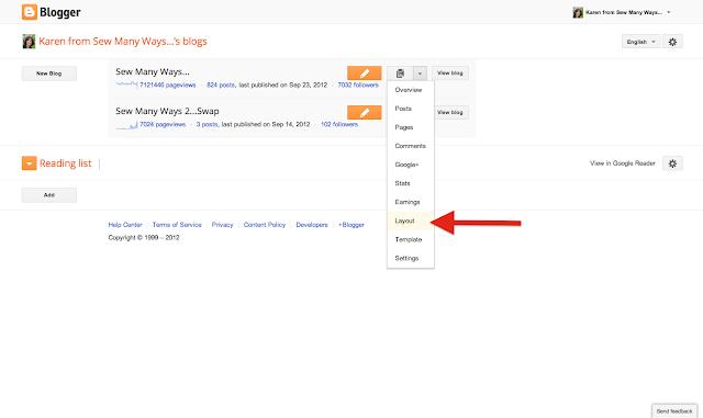 Sew Many Ways...: How To Make A Blog Header...Picture Tutorial