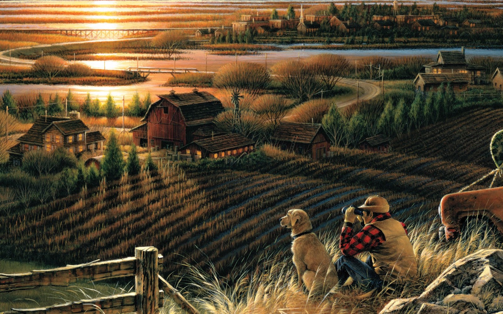 Terry Redlin Autumn Evening | Autumn Weddings Pics
