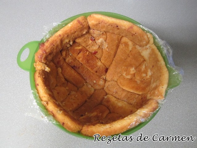 Zucotto de frutas del bosque