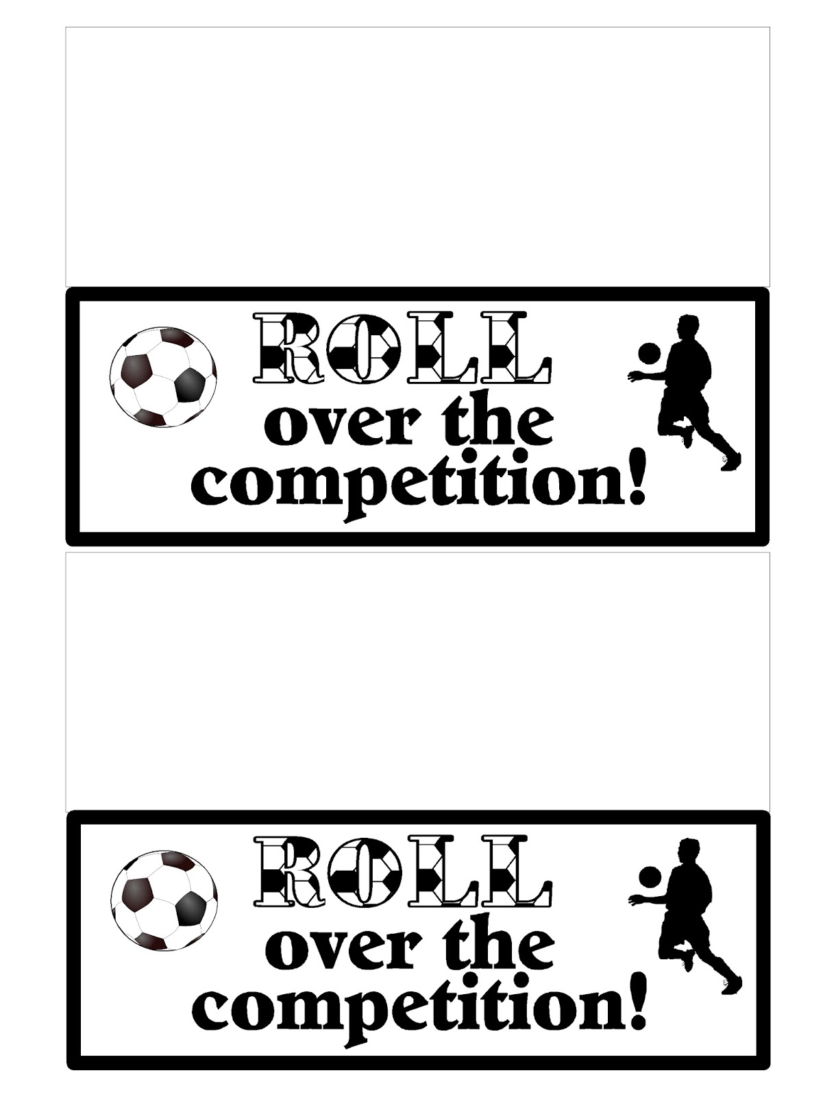 DIY Party Mom: Roll Over the Competition Team Treat Printable