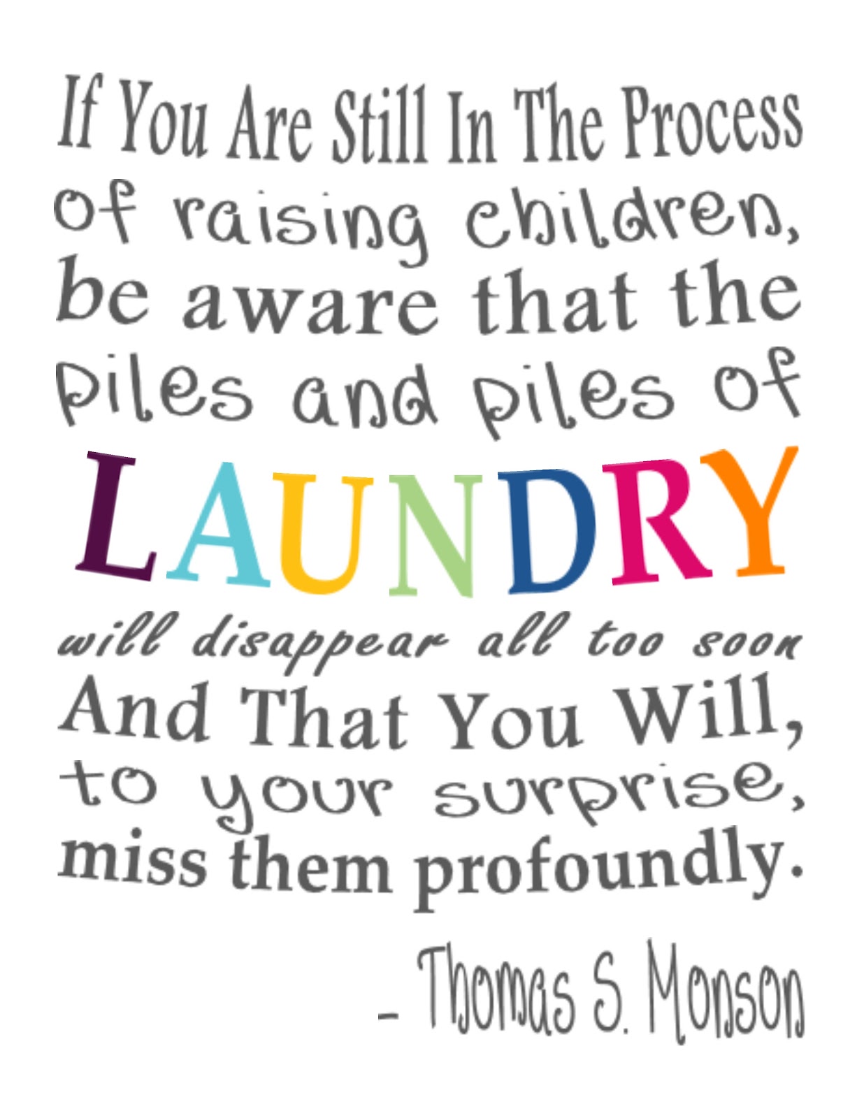 Sweet Stella's: FREE Laundry Room Printable