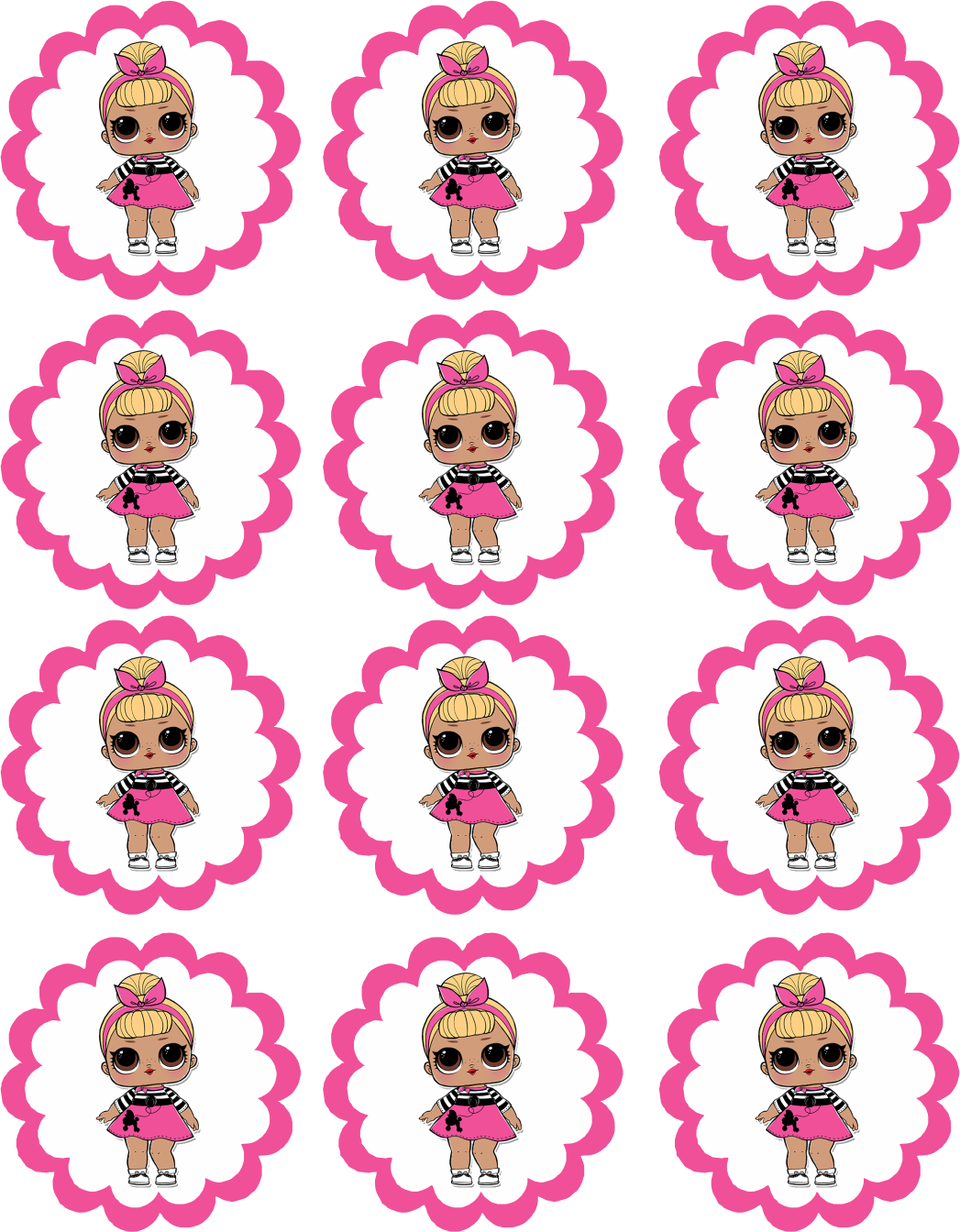 Tags LOL SURPRISE Grátis - Dicas pra Mamãe