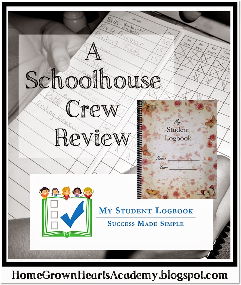 Home Grown Hearts Academy Homeschool Blog: My Student Logbook ~ Review