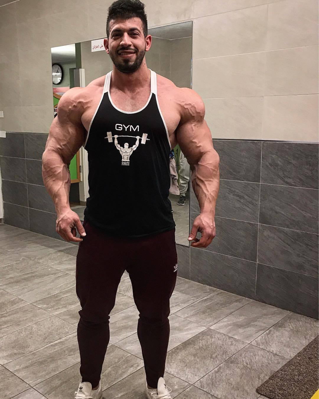 Worldwide Bodybuilders: Palestinian muscle monster and bodyguard Hamman ...