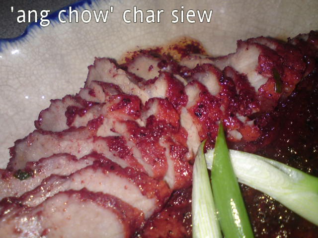 Cooking Pleasure: Red Rice Wine Residue 'Ang Chow' Char Siew
