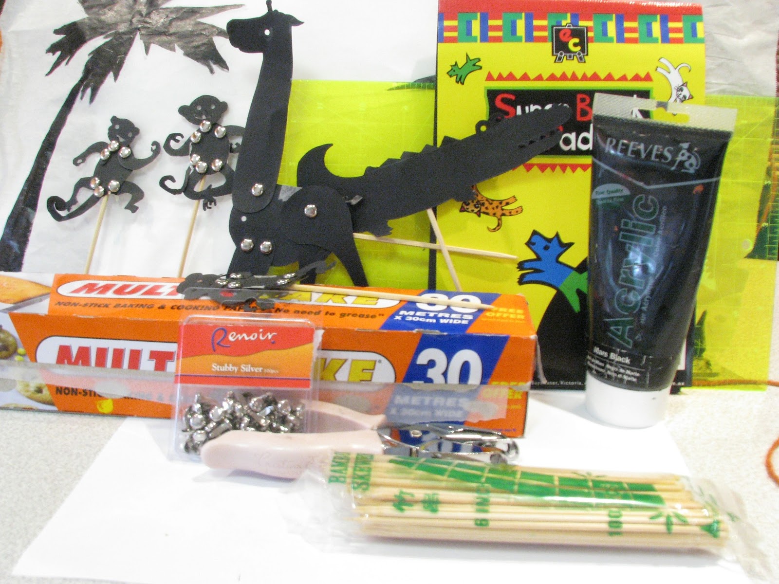 Robot Dinosaur Diggers: Shadow Puppet Theatre