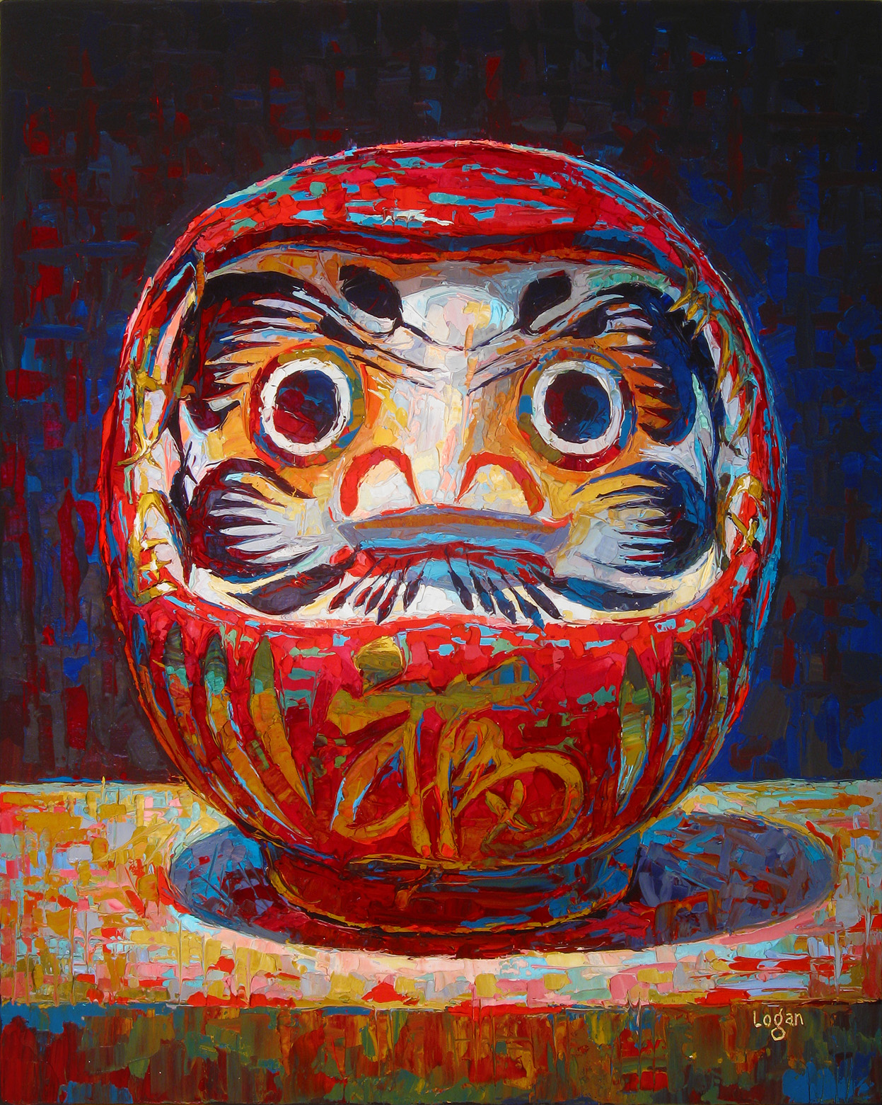 Raymond Logan's Latest Work: Daruma