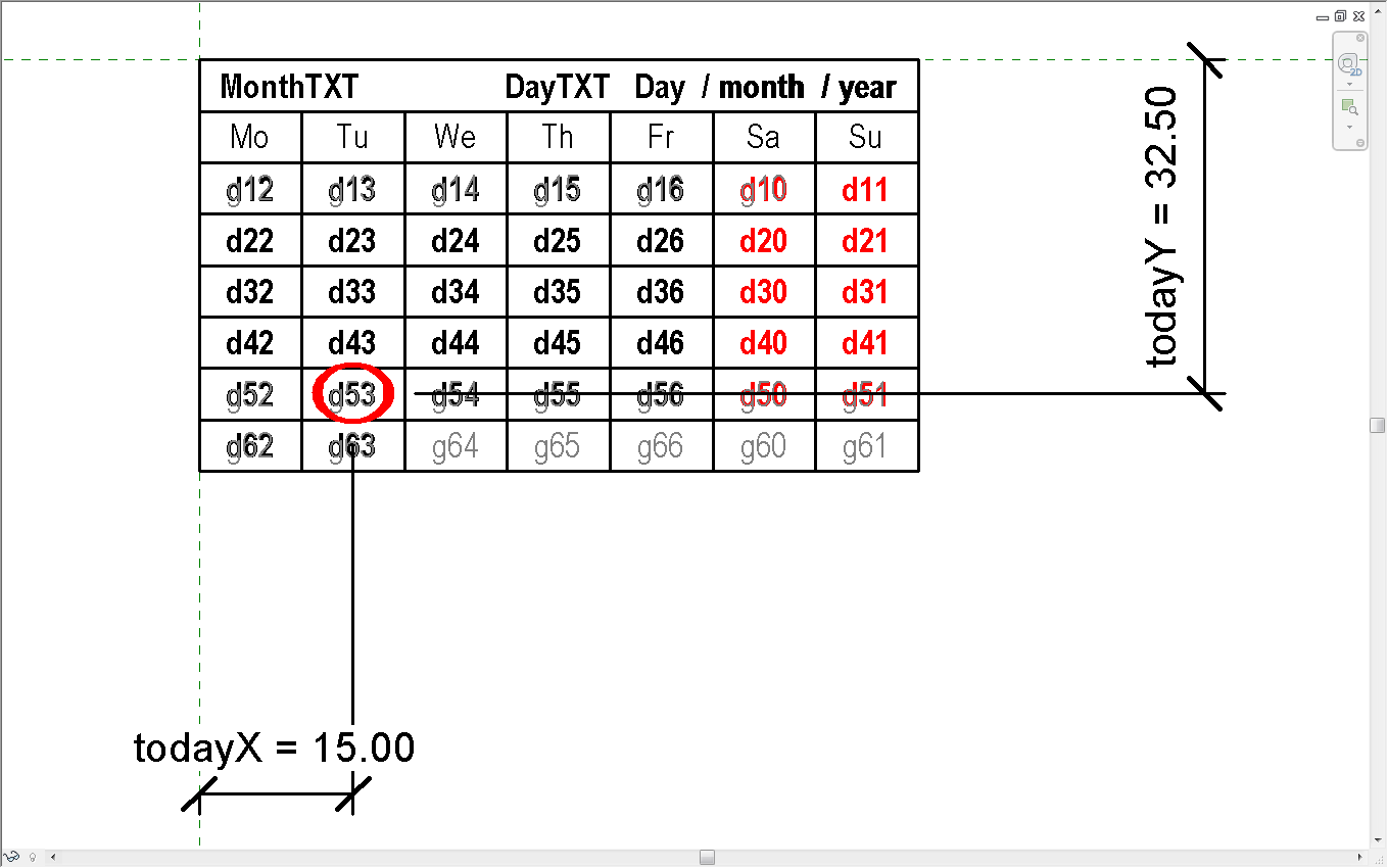 Red Hot BIM: Revit Calendar