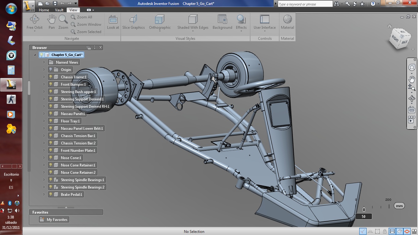 Diseño mecánico: EJERCICIOS Y TRABAJOS EN AUTODESK INVENTOR 2012