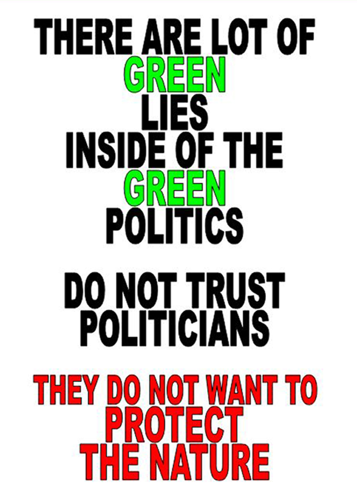 Explore Nature: Truth behind the green politics