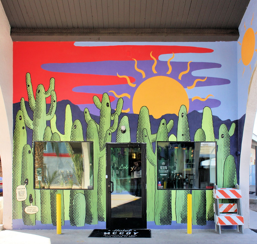 The Tucson Murals Project: Hotel McCoy - Front Entrance