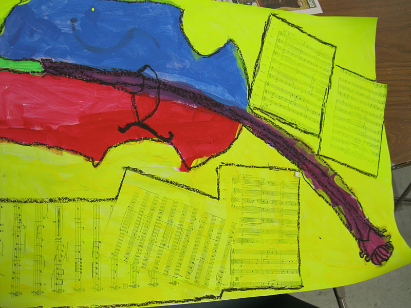 The Art Room at The Falcon Academy of Creative Arts: 4th grade art