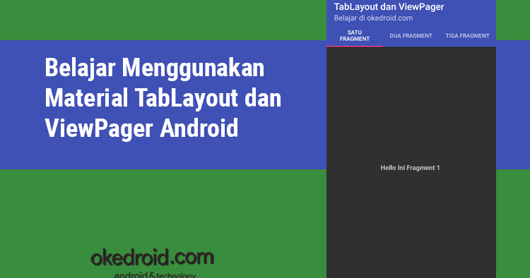 Panduan : Cara Menggunakan Material Tab Layout dan View Pager Android