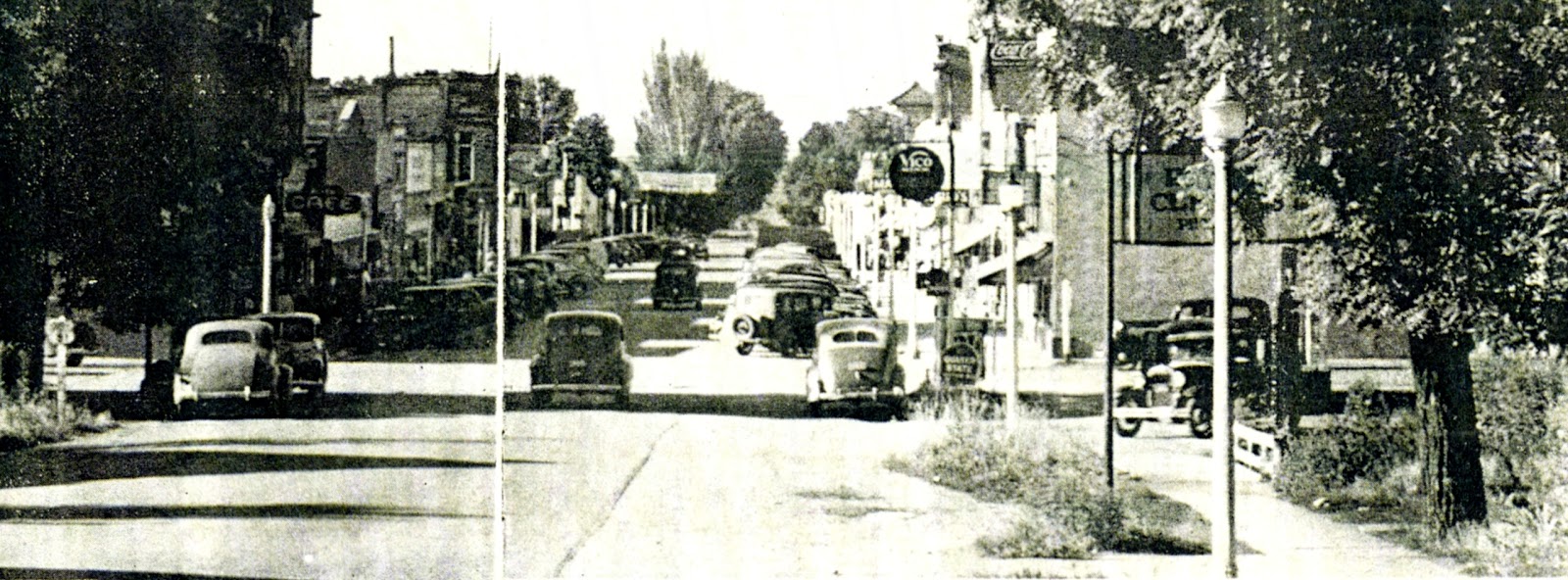 Payson Historical Society: Main Street and 100 South About 1940--Photo ...