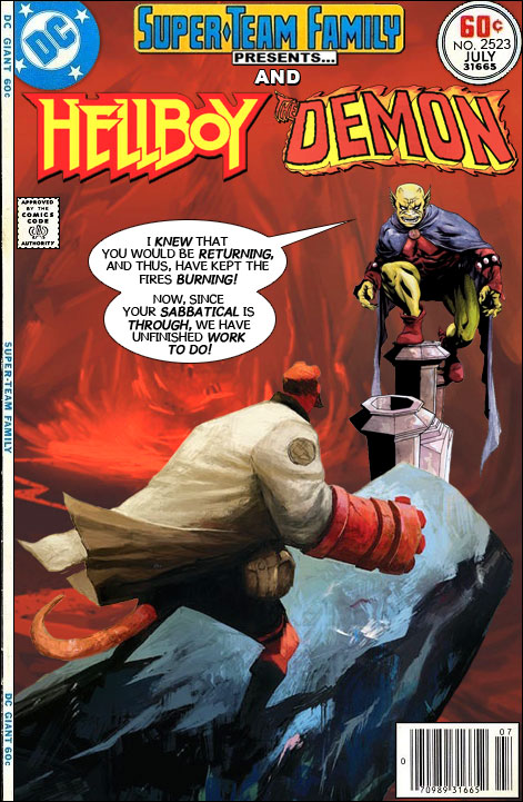Super-Team Family: The Lost Issues!: Hellboy and The Demon