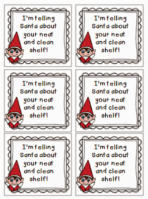 Creative Lesson Cafe: I've Got My Eye on You and an Elf Note Freebie