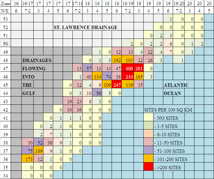 Rock Piles: The Distribution of Rock Pile Sites in the Eastern US