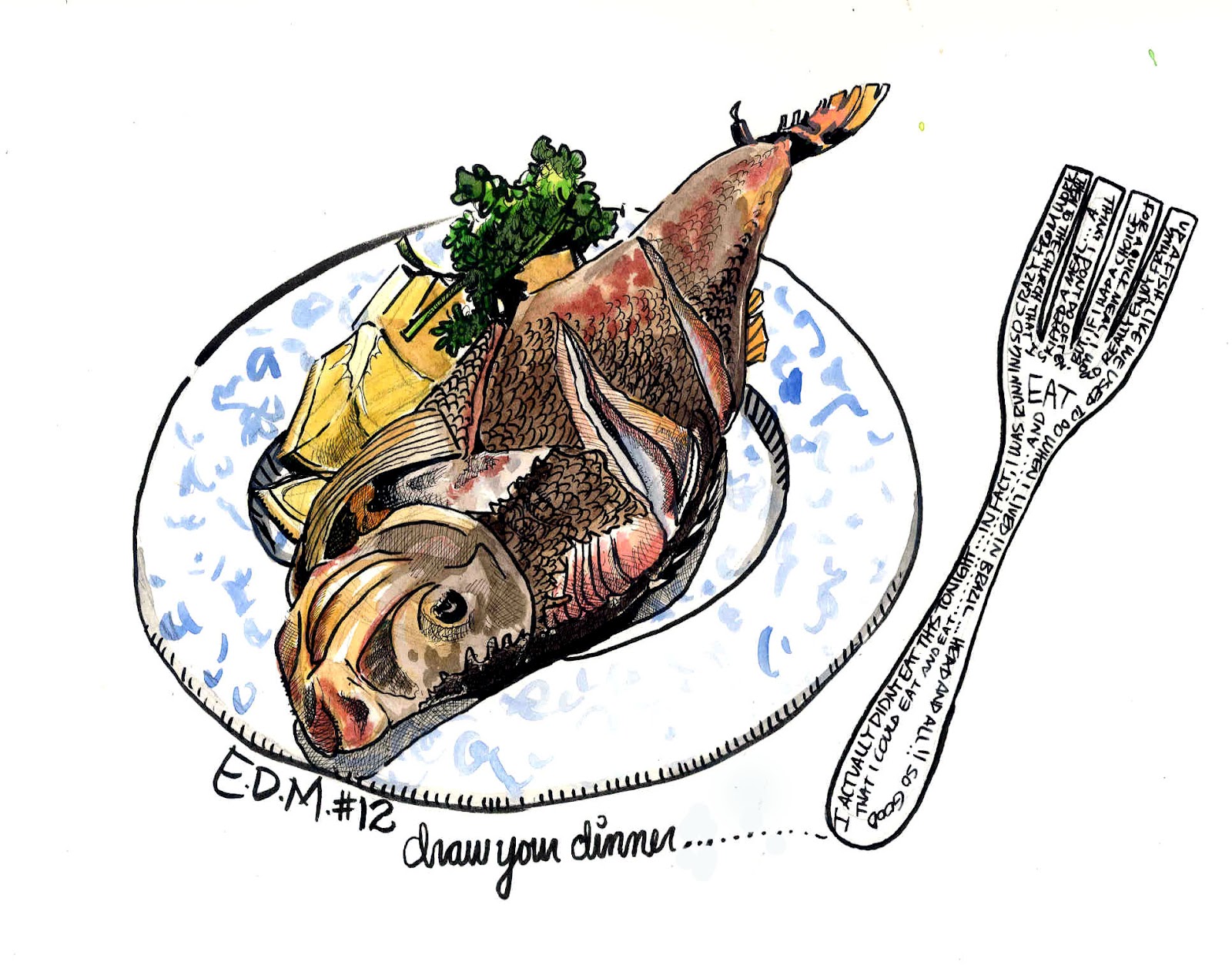 Sketchpot: EDM Challenge 12, Draw Your Dinner