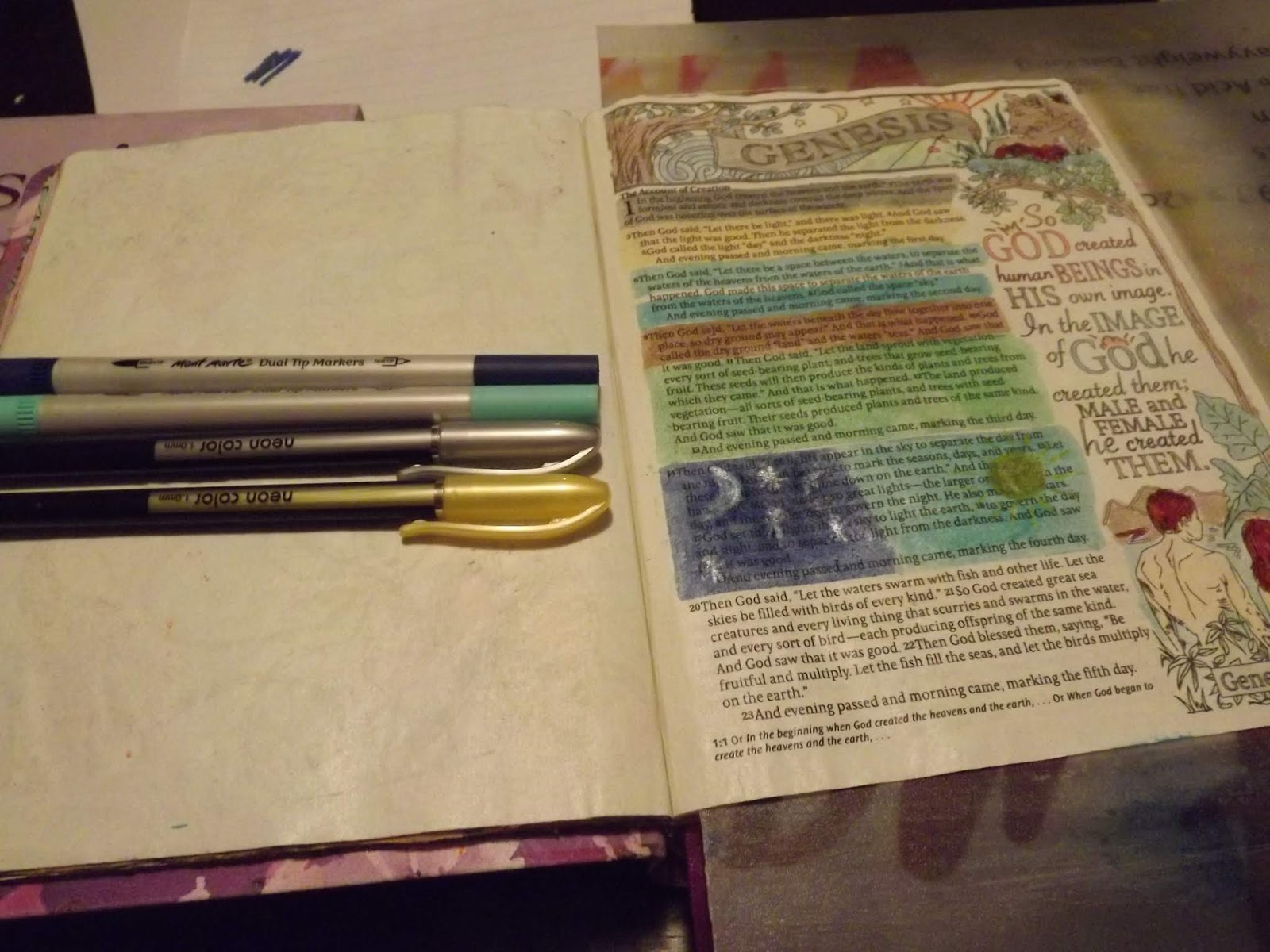 Bybel Legkaart: Bible Journaling - Genesis 1