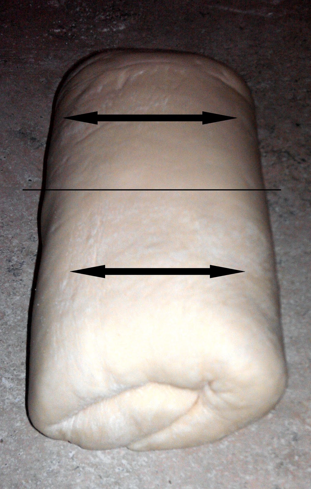 Girl + Food = Love: Croissants + Chocolate = Love, step by step