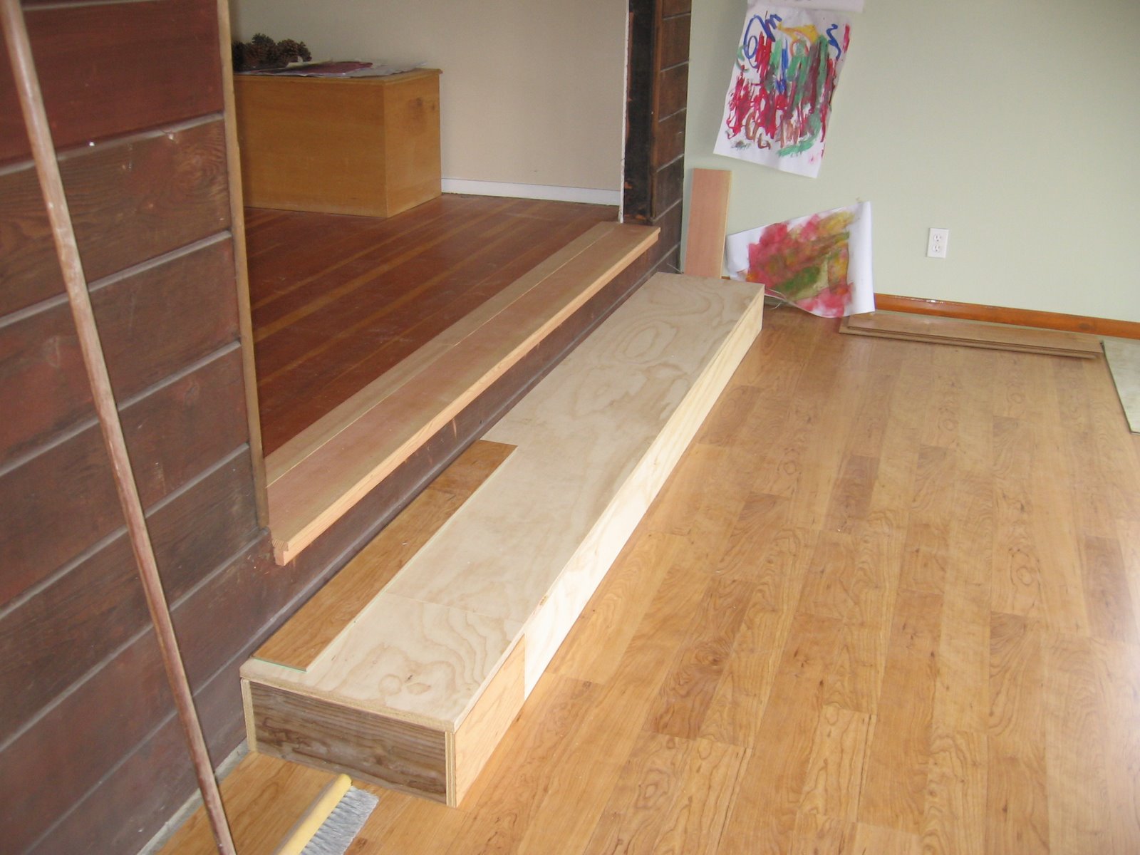 Our House: Joining the two rooms together