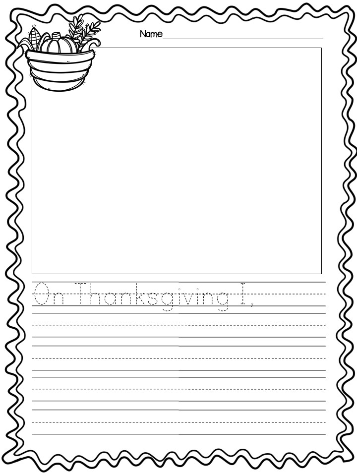 My Thanksgiving Writing Activity | Live, Laugh, I LOVE Kindergarten