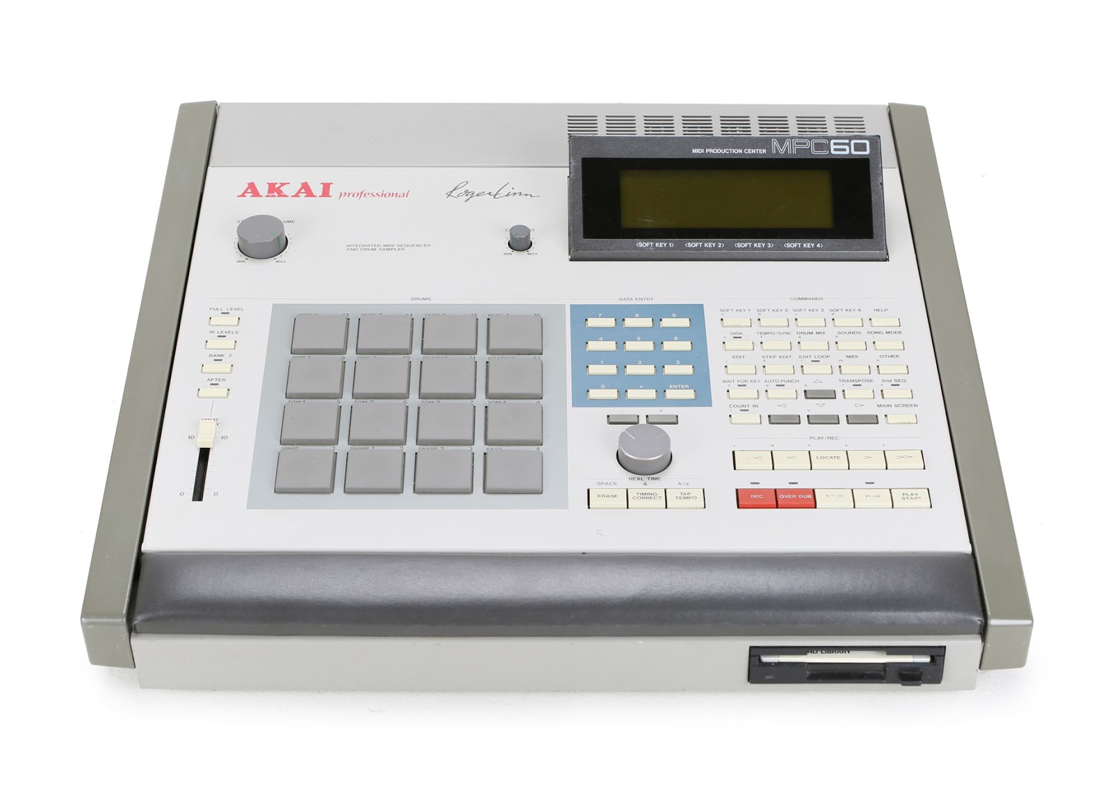 MATRIXSYNTH: Akai MPC-60 Vintage Sampler Sequencer OS 3.10e NEW BACKLIGHT