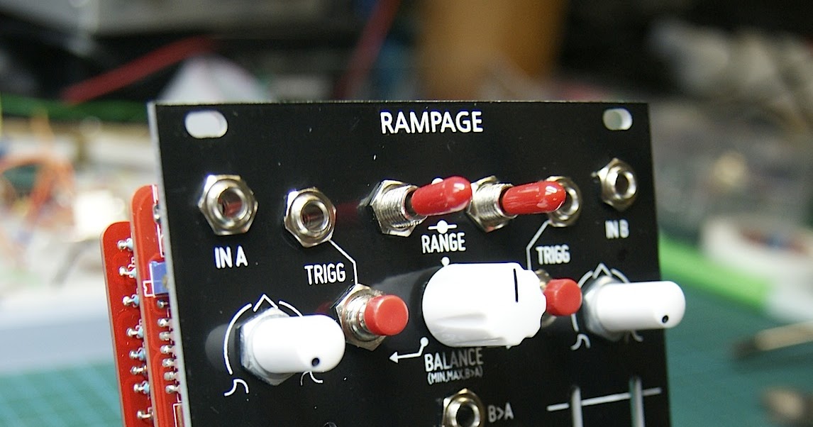 Growing your modular synthesizer for dummies: Rampage