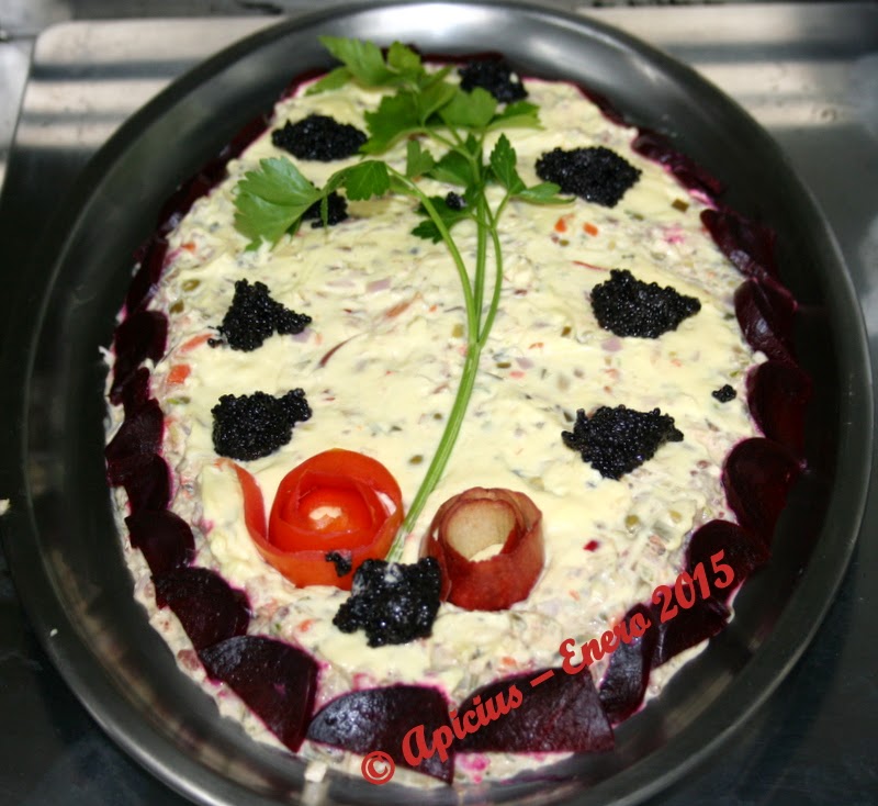 Ensalada rusa o ensalada del Chef Olivier | La Cocina Paso a Paso