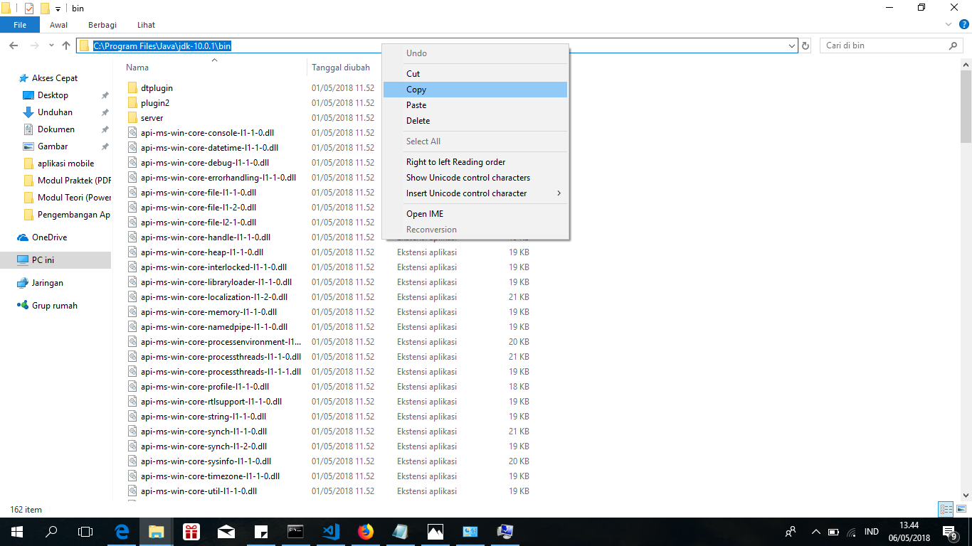 Cara Mengatur Path untuk menjalankan program Java di Windows
