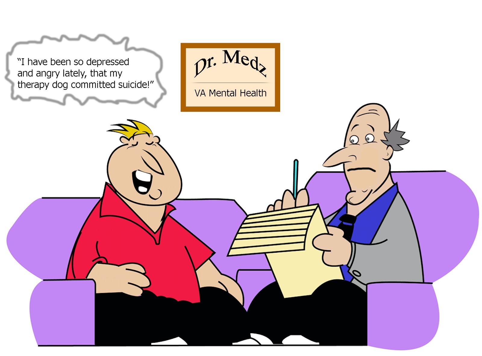 Vietnam War PTSD Poems: PTSD Veterans Administration Cartoons