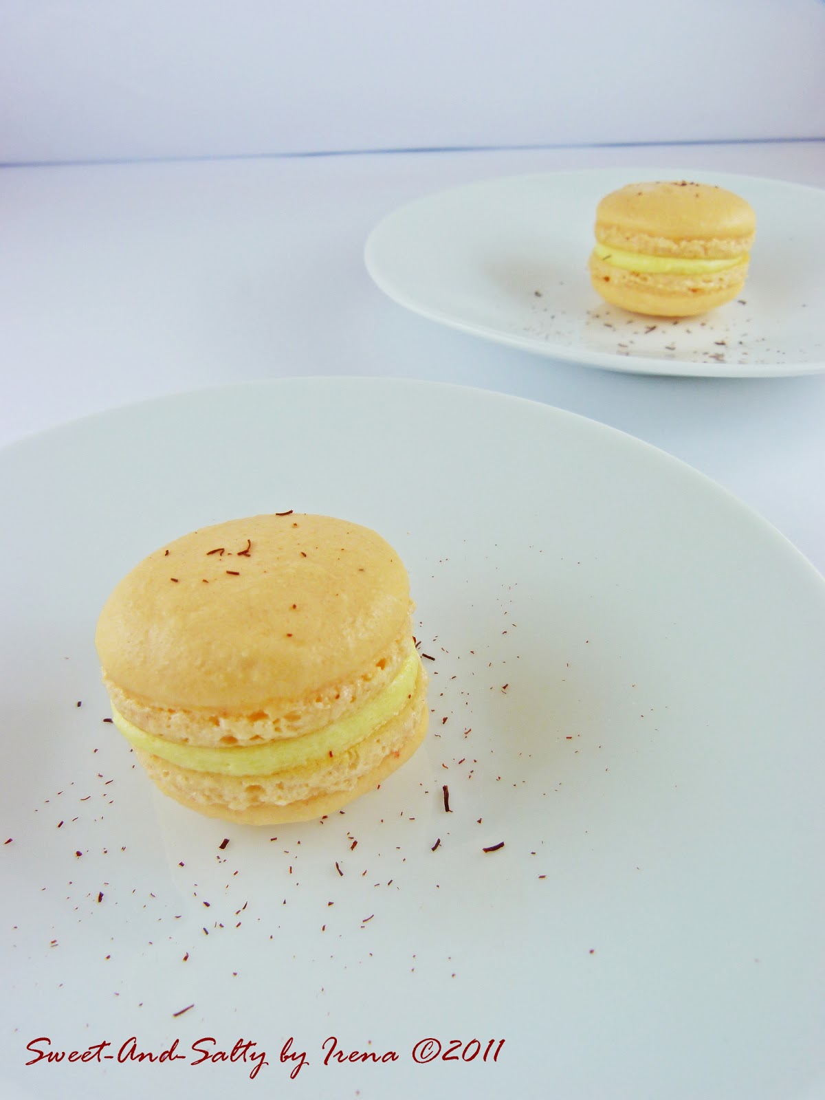 sweet-and-salty: Macaroons sa šafranom / Saffron Macaroons