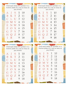 Diary of Regular Moms: Road Trip Cards