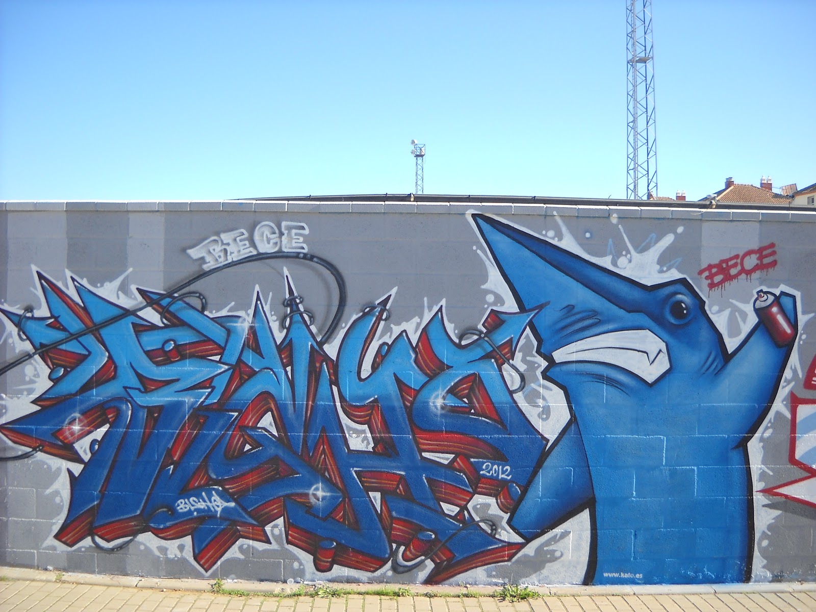 El Museo del Graffiti: Graffitis Homenaje a BECE