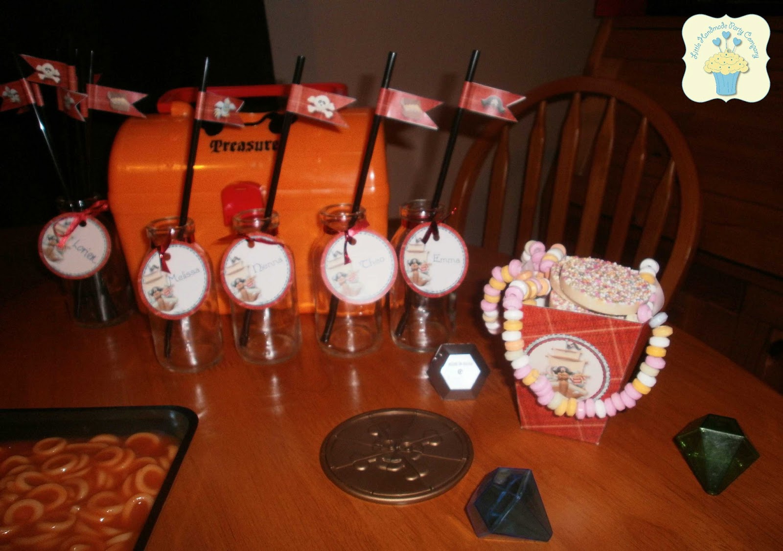 Little Handmade Party Company: Pirate Tea as easy as 1, 2, 3!!