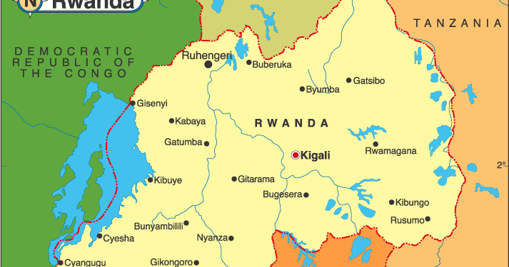 RWANDA - GEOGRAPHICAL MAPS OF RWANDA ~ Klima Naturali™