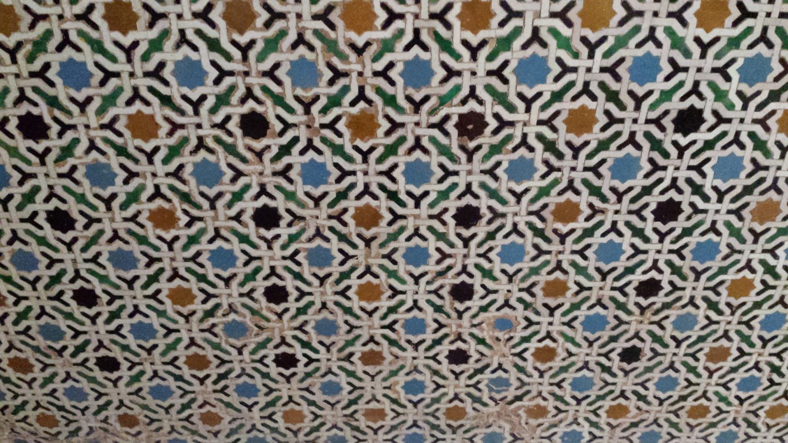 Dobies in Spain: The Alhambra - Tile patterns