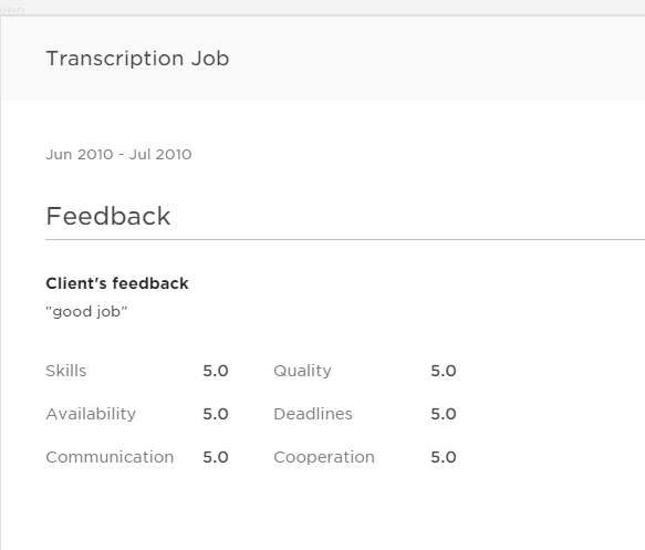 VIRTUAL ASSISTANT: FEEDBACK