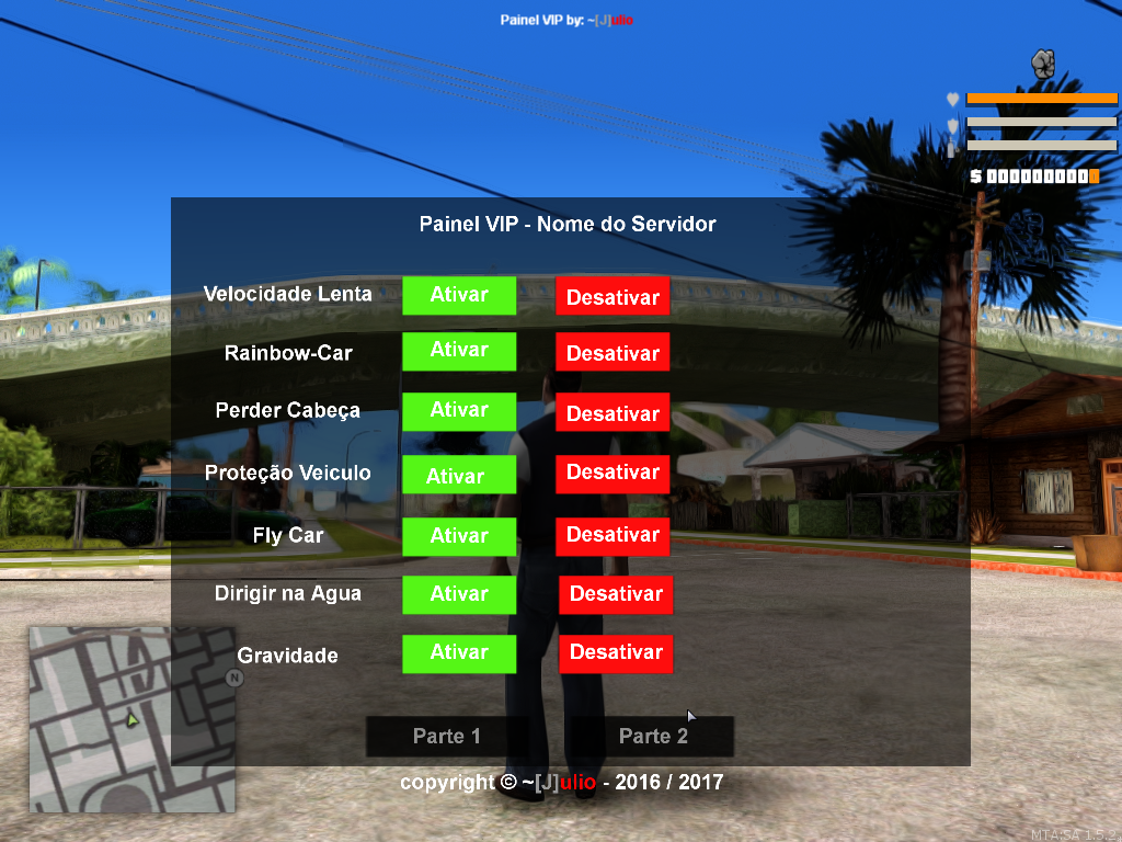 [MTA:SA] Painel Vip - 2 Partes - MTA Brasil