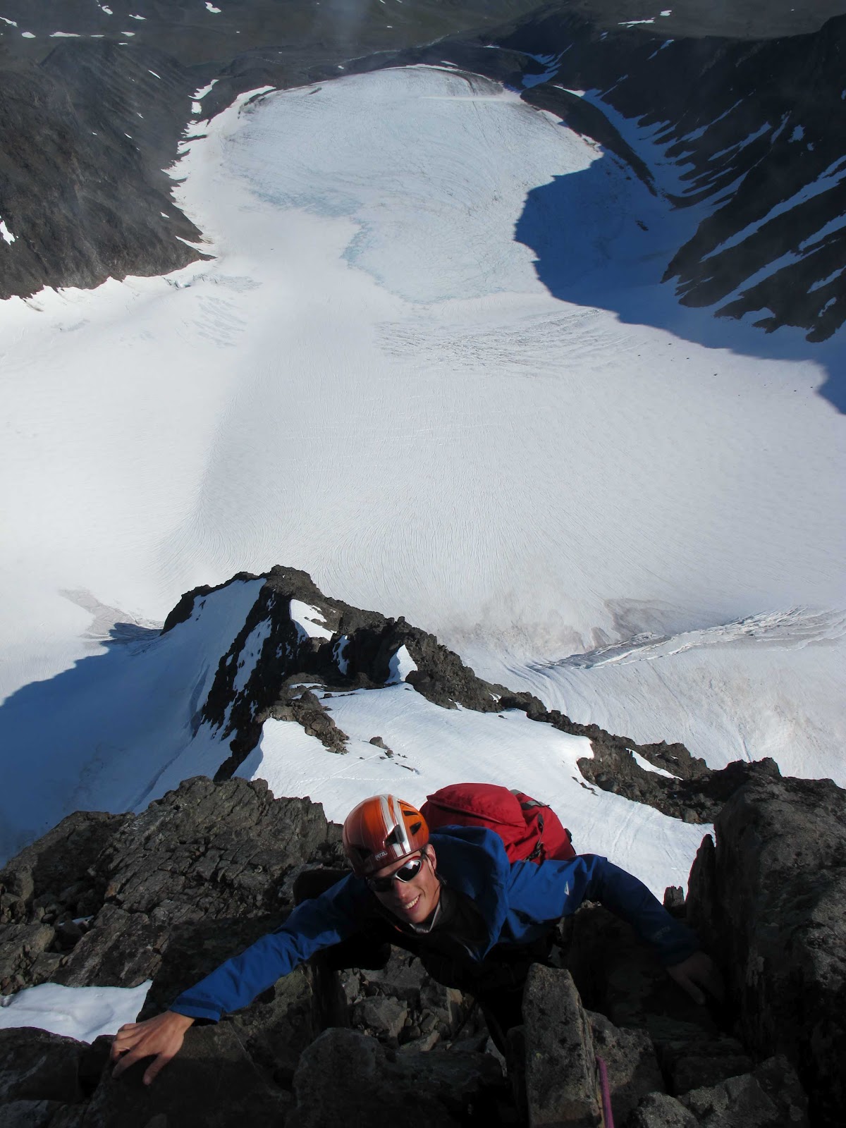 Safe Passions » Alpine Ridge Climbing In The Kebnekaise Massif