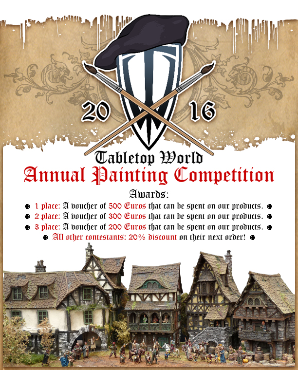 Wargame News and Terrain: Tabletop World: Scenery Painting Competition ...