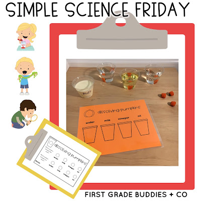 Simple Science: Dissolving Pumpkins | First Grade Buddies