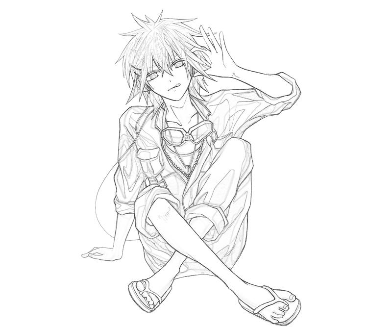 Kagamine Len Coloring Pages Coloring Pages