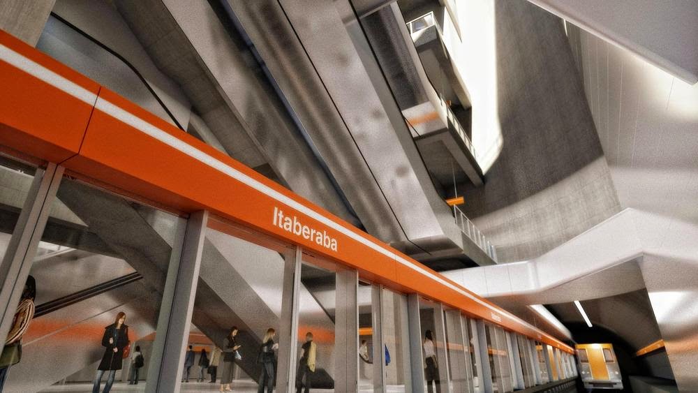 Meu Transporte: Começa a obra da Linha 6 - Laranja do Metrô de São Paulo