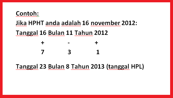 Cara Menghitung Usia Kehamilan Sendiri