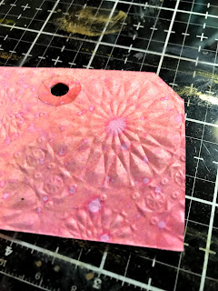 Two Mad Dahlias: Spring toadstool fairy exploding canvas