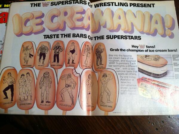 Saturday Morning Wrestling Blog: I miss WWF Ice Cream bars
